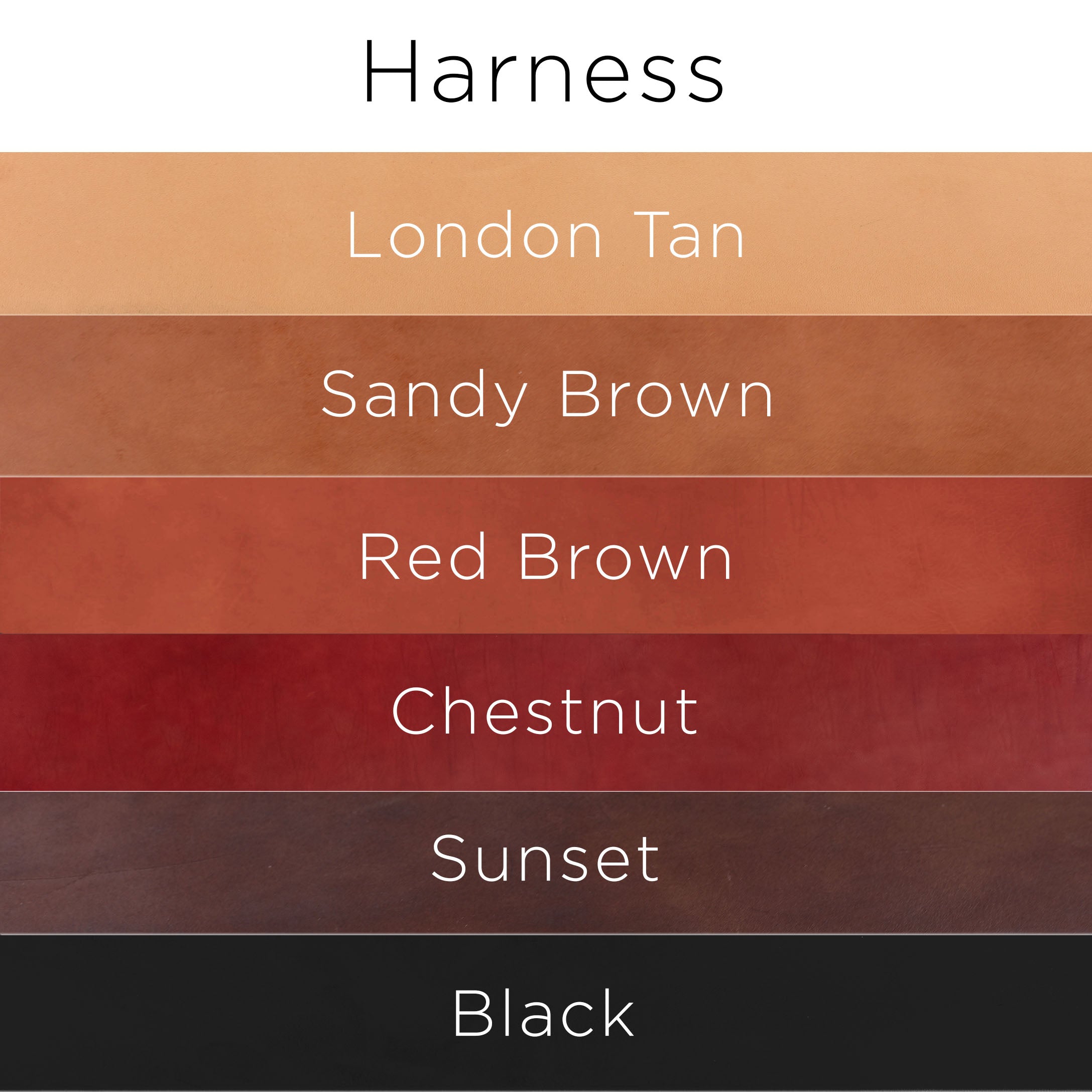 ChahinLeather London Tan Harness | American Leather Direct